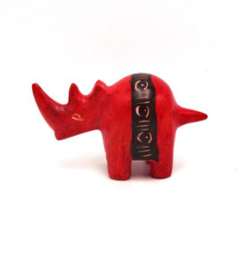 Stone Rhino Red is beautifully hand crafted by AfriArtisan
